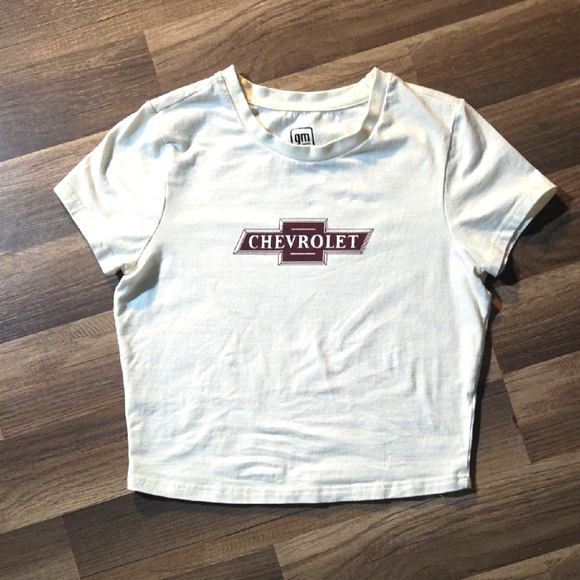 gm official | Tops | Chevy Womens Crop Top | Poshmark